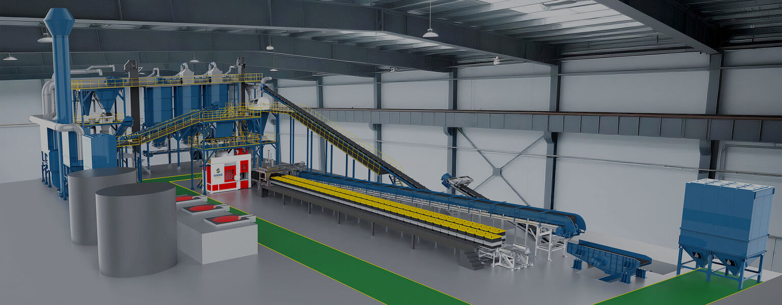 Foundry Molding Machine factory - Sand Treatment Production Line ...